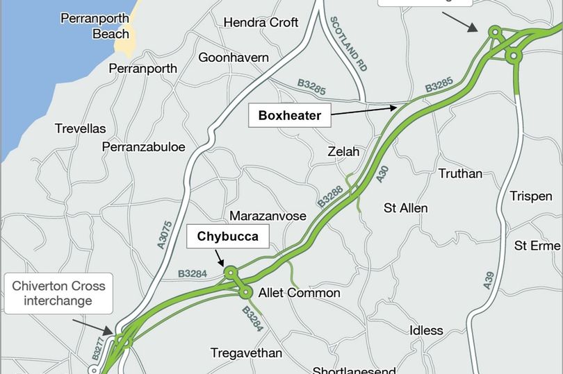 Old section of A30 in Cornwall gets a makeover and a new name