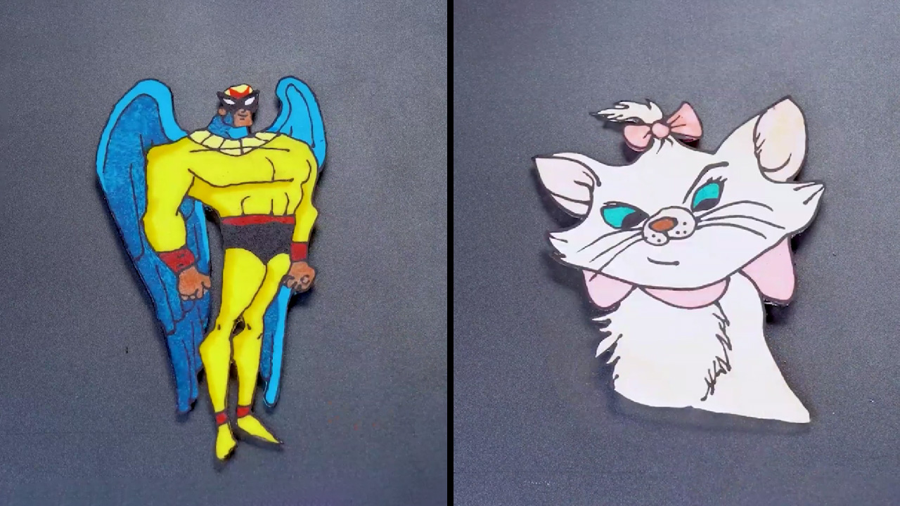 Making Birdman & Marie Cat Pancake Art 🥞 – Fun & Adorable Designs