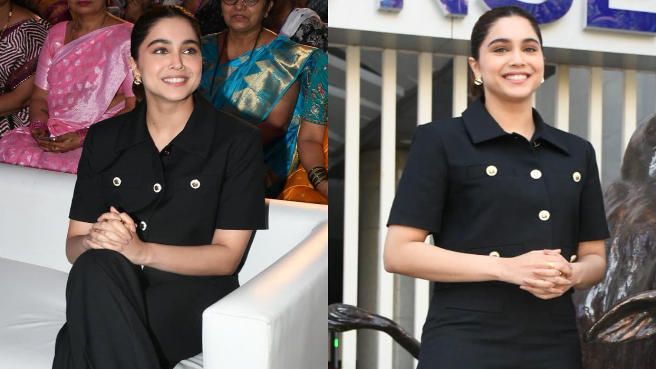 Sharvari keeps it fresh and trendy in all-black outfit ft. short ...