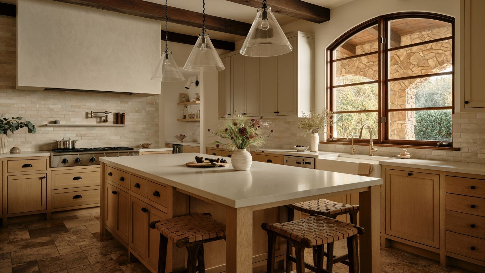 This once-dated kitchen has been transformed into a warm, timeless ...