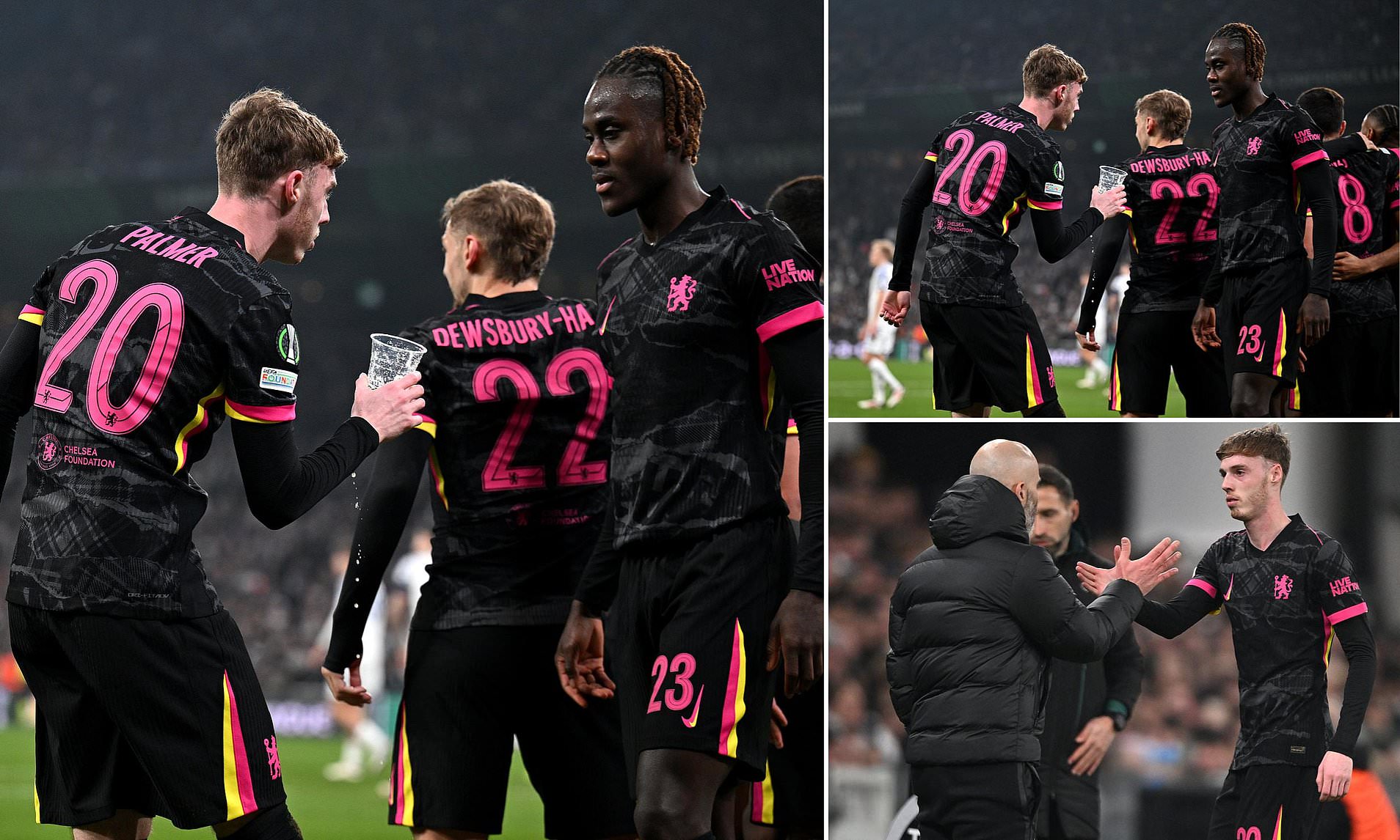 Cole Palmer celebrates Chelsea goal in victory over FC Copenhagen with ...
