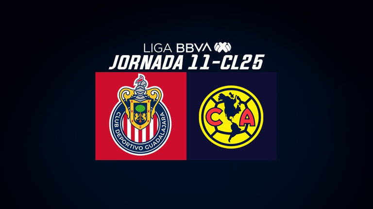 Chivas vs América: Horario, alineaciones probables y dónde ver la Jornada 11