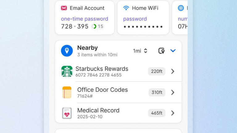 1Password is making it easier to find passwords based on where you are