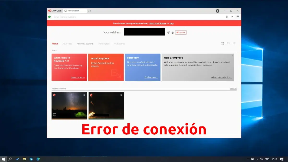 Cómo solucionar el error de conexión de AnyDesk en Windows 10
