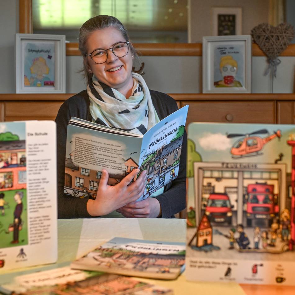 Wimmelbuch mit Motiven aus Oermten, Sevelen, Issum