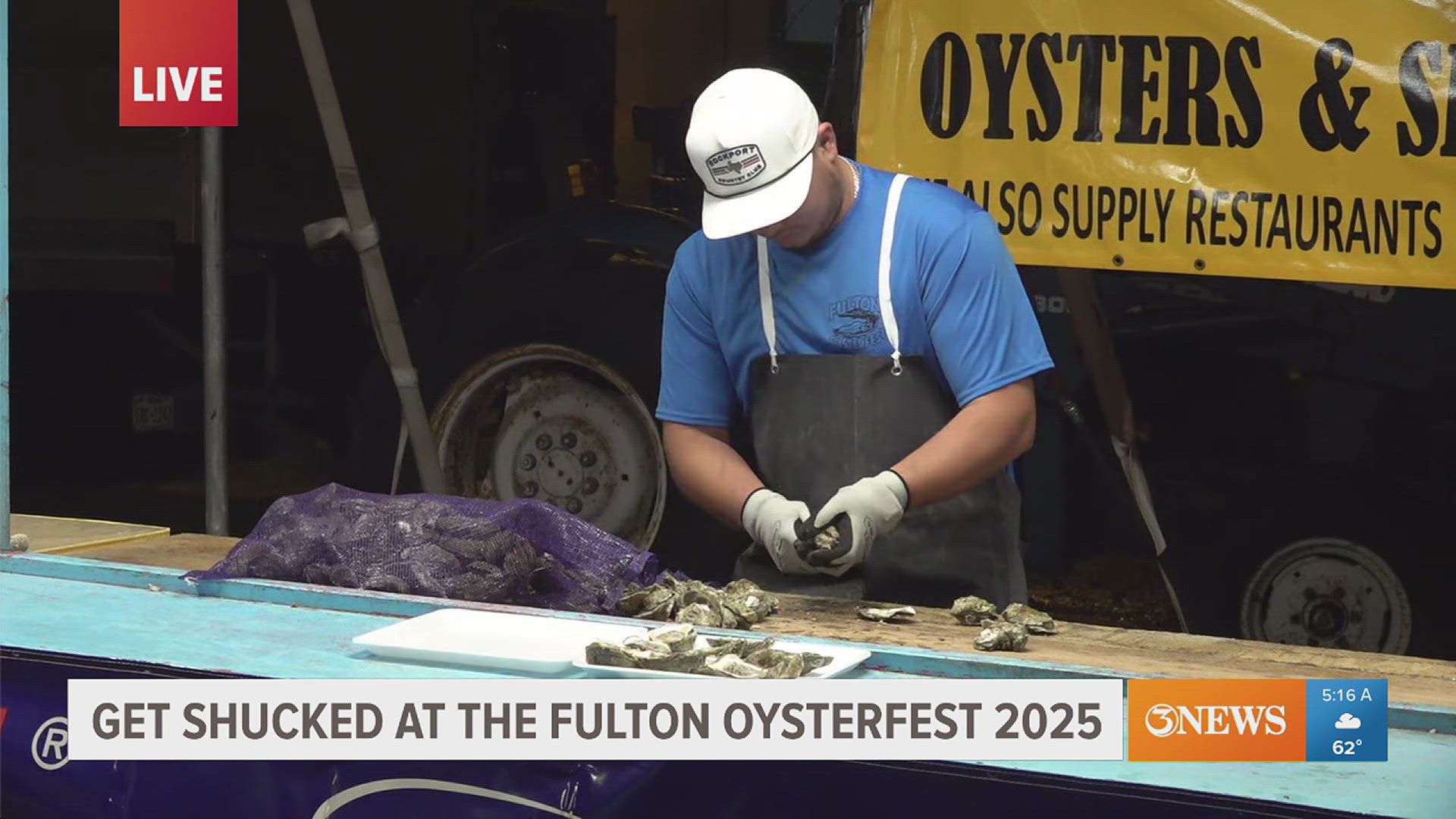 'Oh, shucks!' | We are live at the Fulton OyesterFest!!