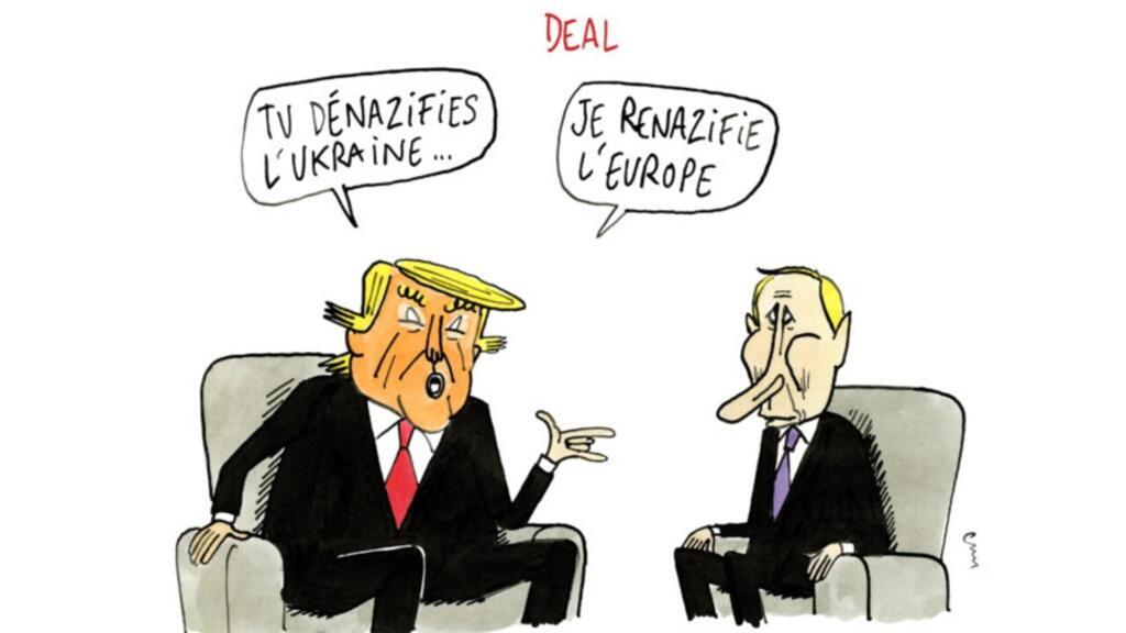 L’actu en dessin : un rapprochement tragi-comique entre Trump et Poutine