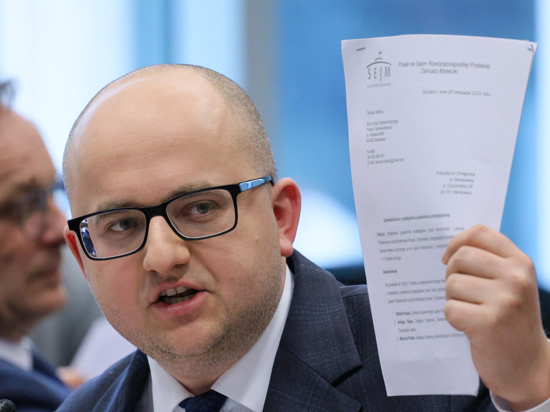 Matecki ukarany. "Nie zdążyłem, bo byłem w areszcie"