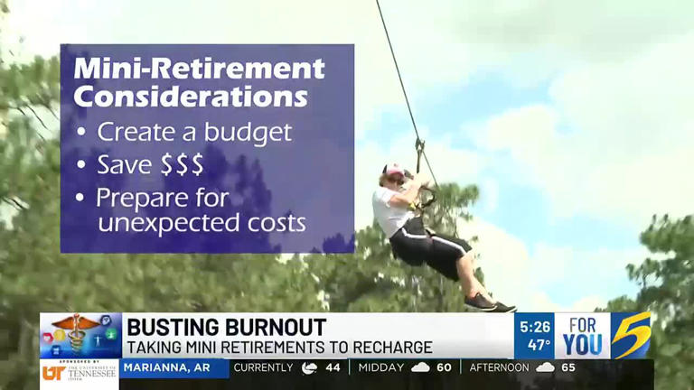Busting Burnout: Taking mini retirements to recharge