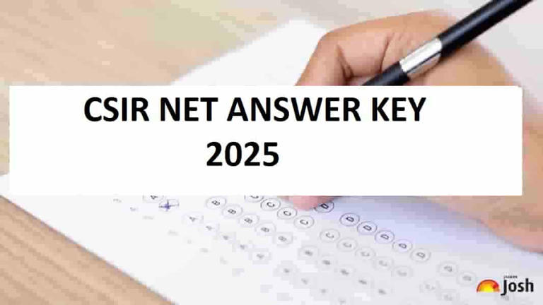 CSIR NET Answer Key 2025 Soon at csirnet.nta.ac.in: Check Details Here