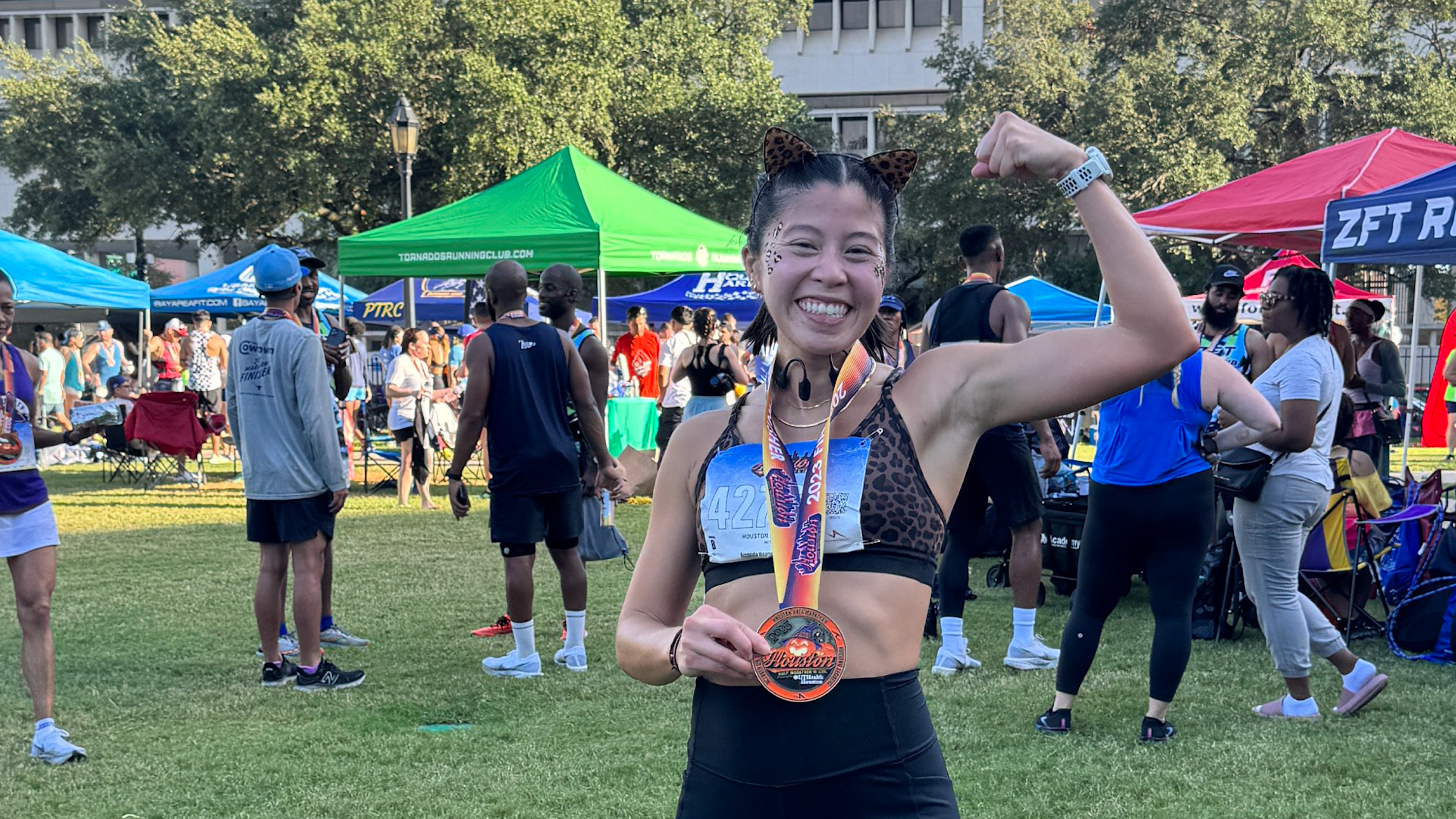 "I ran a half marathon at eight months pregnant - it was empowering"