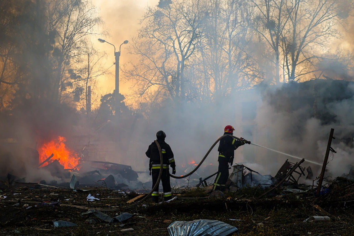 Russia launches ‘massive missile and drone’ attack on Ukraine energy plants