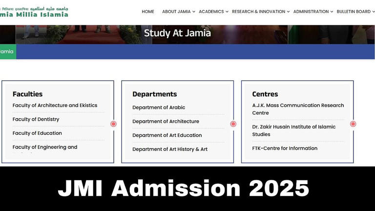 Jamia Millia Islamia Opens Admissions For 2025-26 Session, Adds 14 New Courses To Curriculum