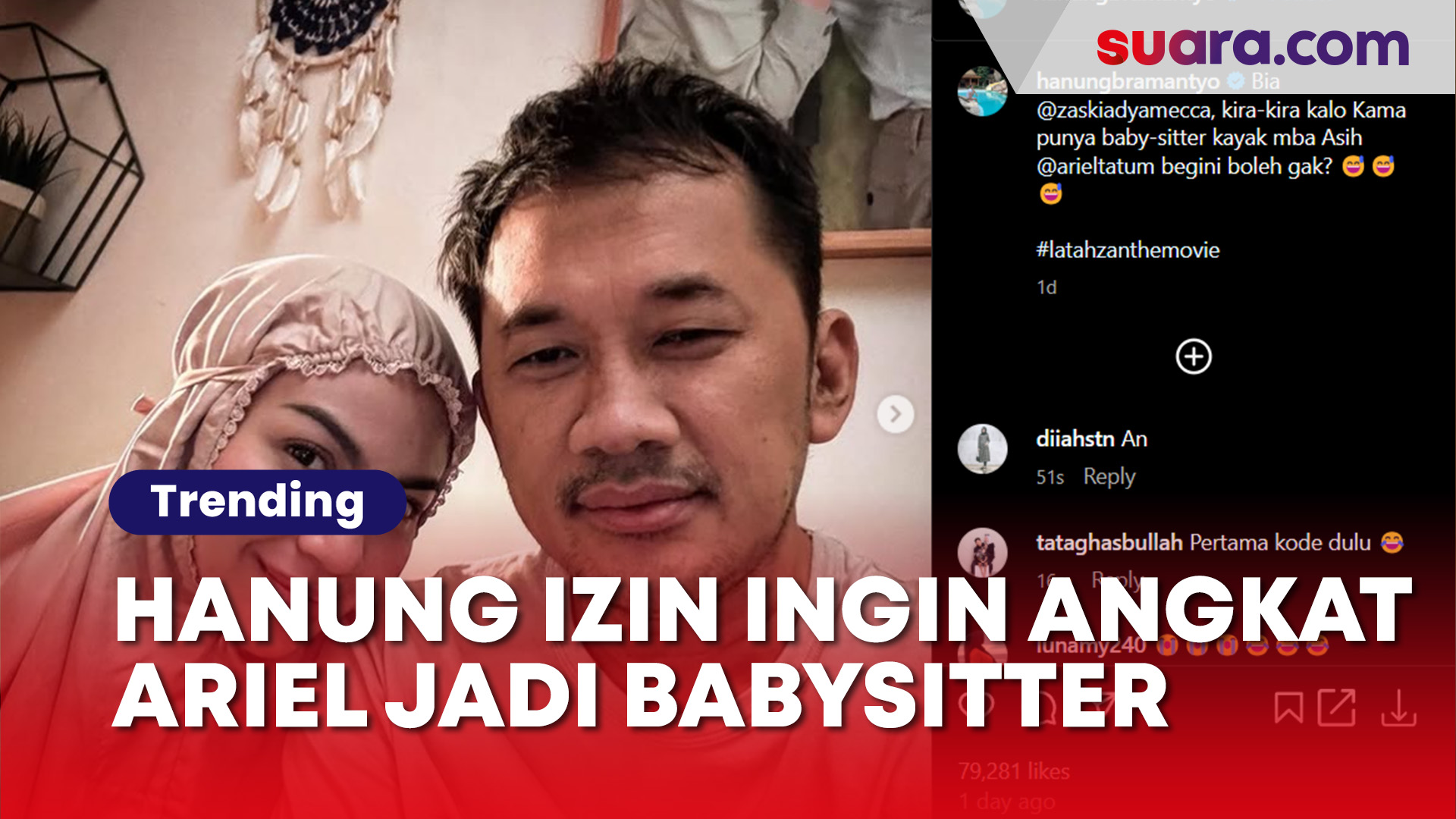 Hanung Bramantyo Ingin Angkat Ariel Tatum Jadi Babysitter, Cara Izin ke ...