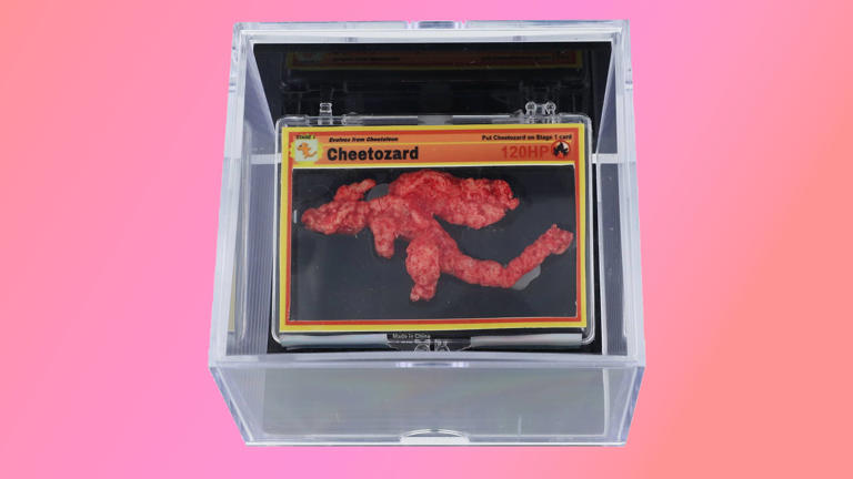 This Pokémon-shaped Cheeto just sold for the price of a luxury car