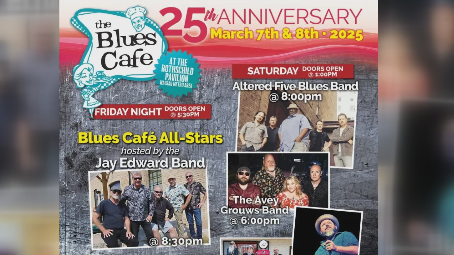 Blues Café returns Friday and Saturday for 25th Anniversary in Rothschild