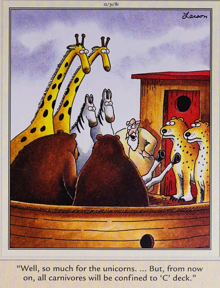 10 Far Side Comics Based on Famous Stories From the Bible