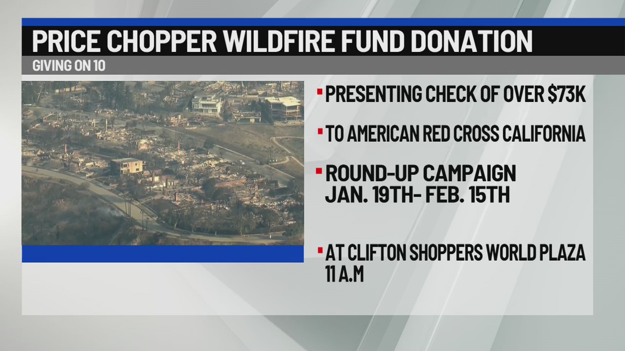 Price Chopper wildfire fund donation