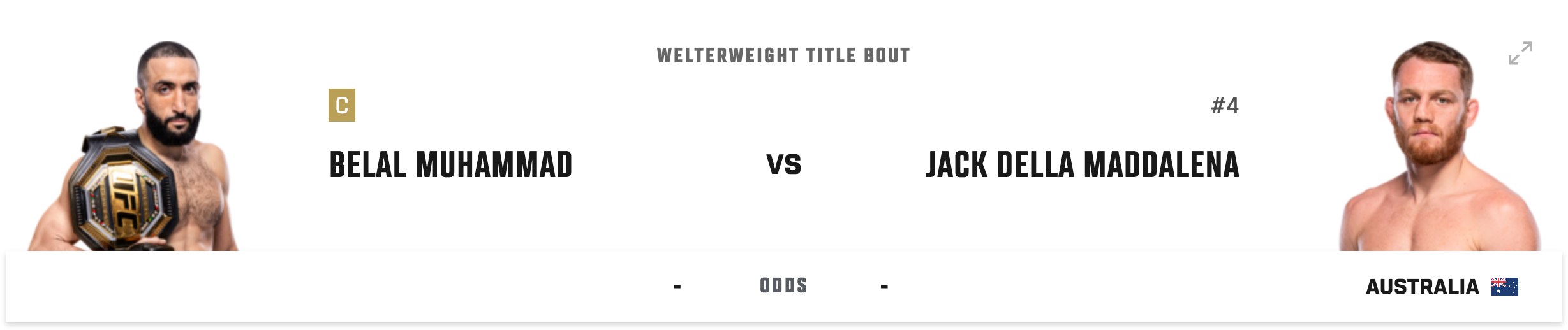 Belal Muhammad urges Dana White to force UFC to restore Palestine flag