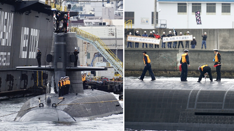 Japan’s new 3,000-ton submarine with Harpoon missiles poses threat to China