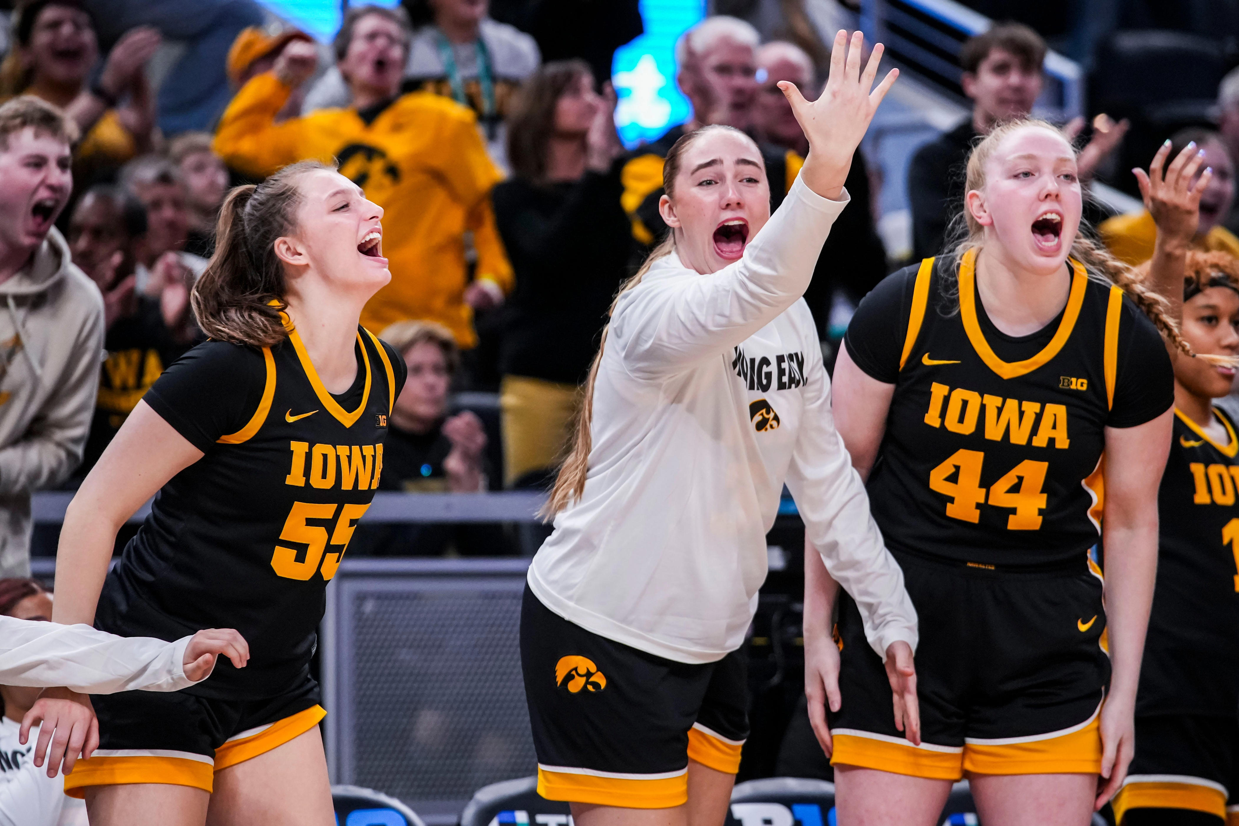 Three Iowa women's basketball stars in Big Ten Tournament win vs MSU