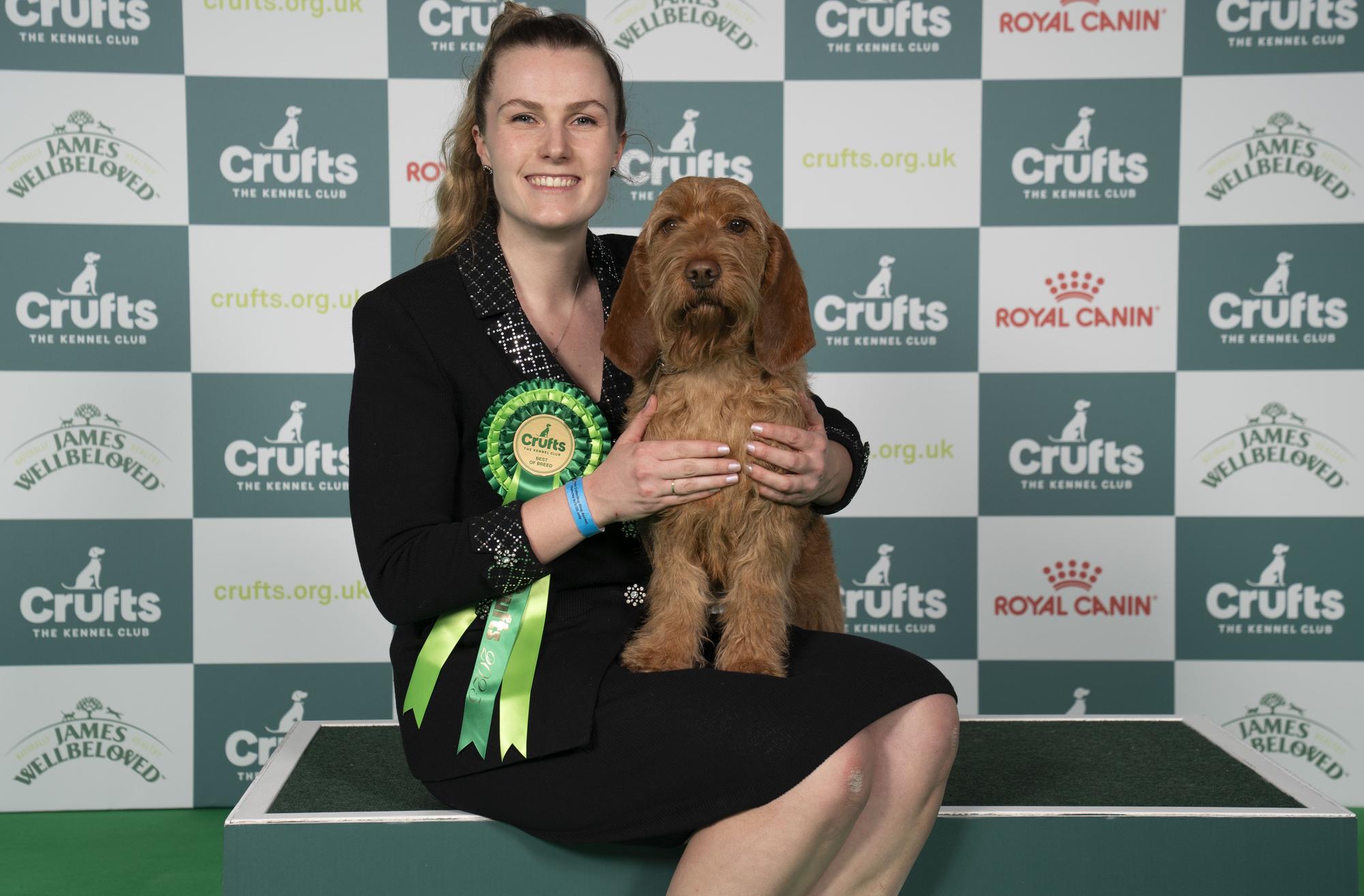 That deserves a treat! Milton Keynes handler scoops another award at Crufts dog show
