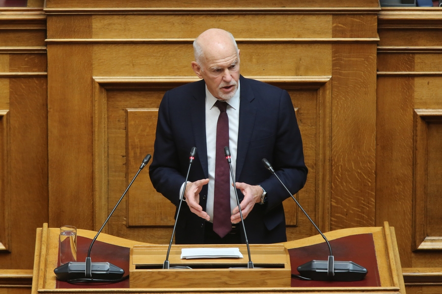 Γ. Παπανδρέου: Πράξη δημοκρατικής ευθύνης η πρόταση δυσπιστίας