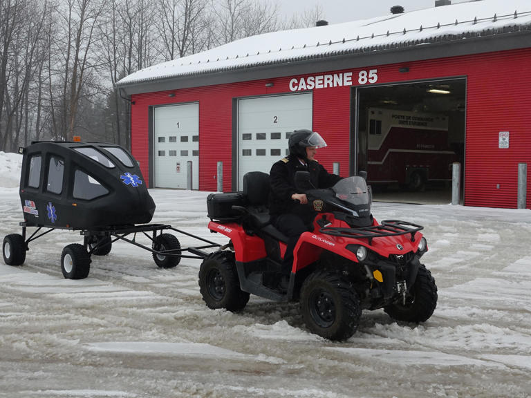 Sauver des vies en milieu reculé à l’aide d’un traîneau ambulancier