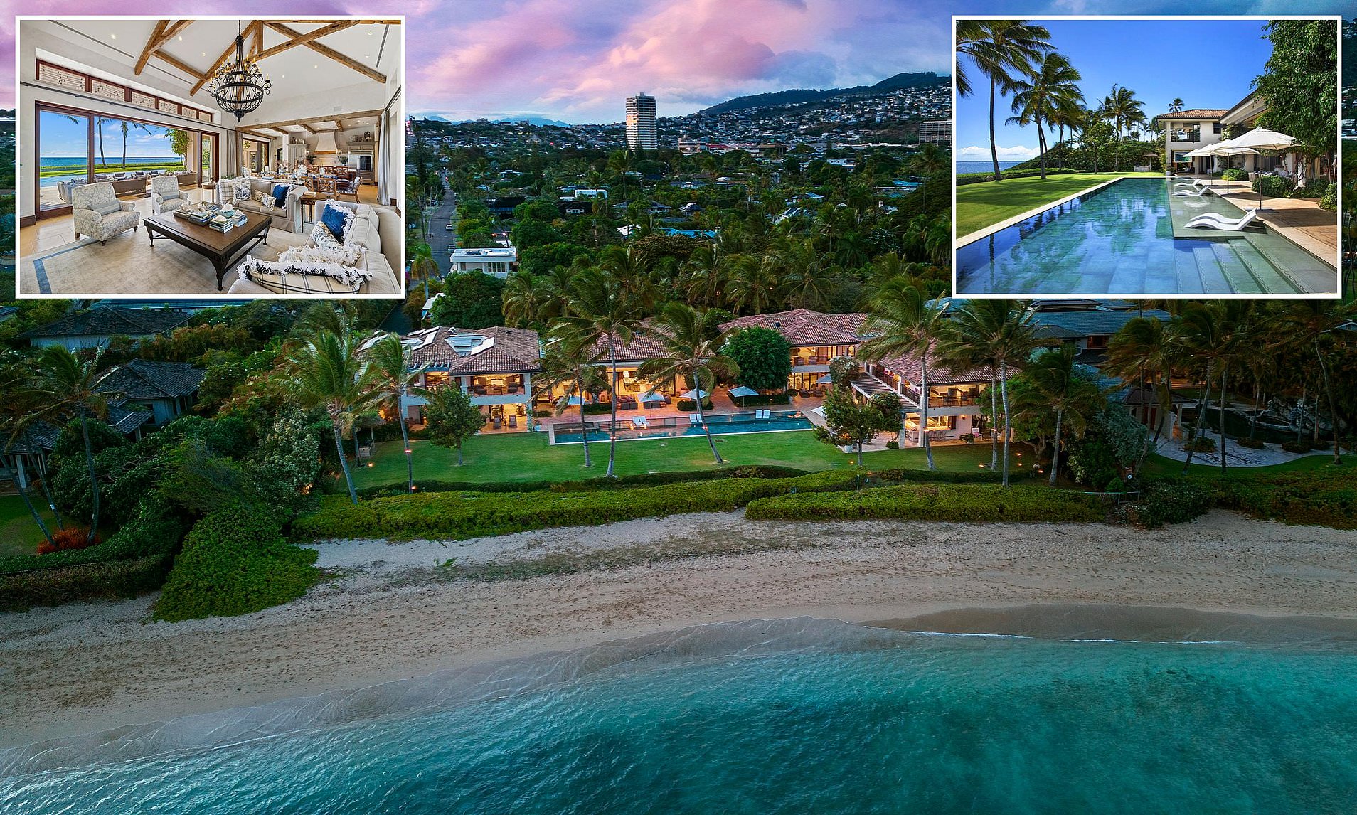 Hawaii's most expensive home in celeb-loved enclave hits the market for ...