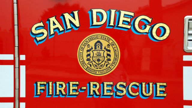 Firefighters Battle Apartment Building Fire in San Diego
