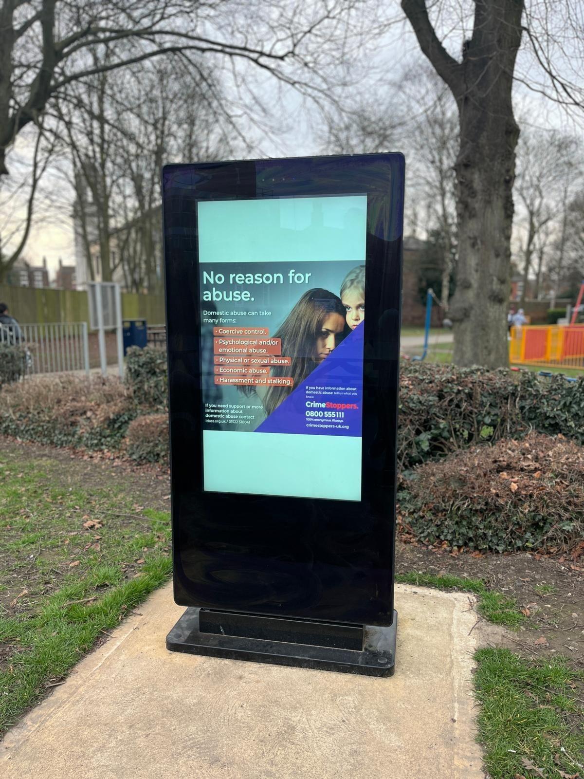 Boston Borough Council’s new digital display screens