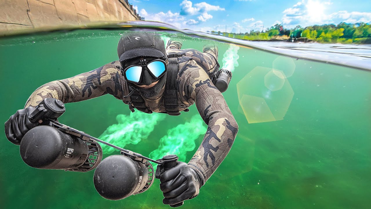 Scuba Diving with 7 Underwater Thrusters – Insane Speed!