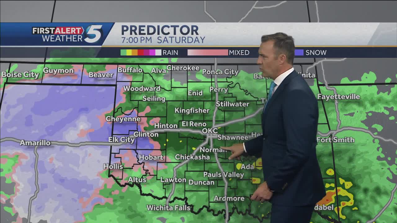 TIMELINE: Oklahoma could see rain and snow on Saturday after warm ...