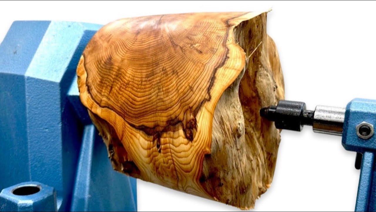 Woodturning - The Grain Inside This Wood Shocked Me