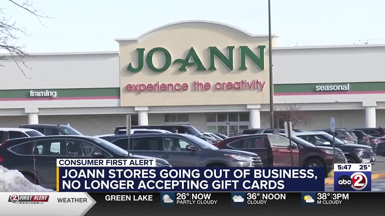 CONSUMER FIRST ALERT: Joann’s going-out-of-business sale leaves gift ...
