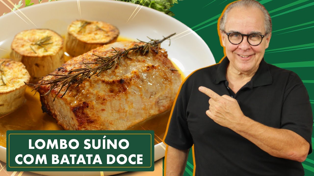 Lombo Suíno com Batata Doce, Saudável e Delicioso!