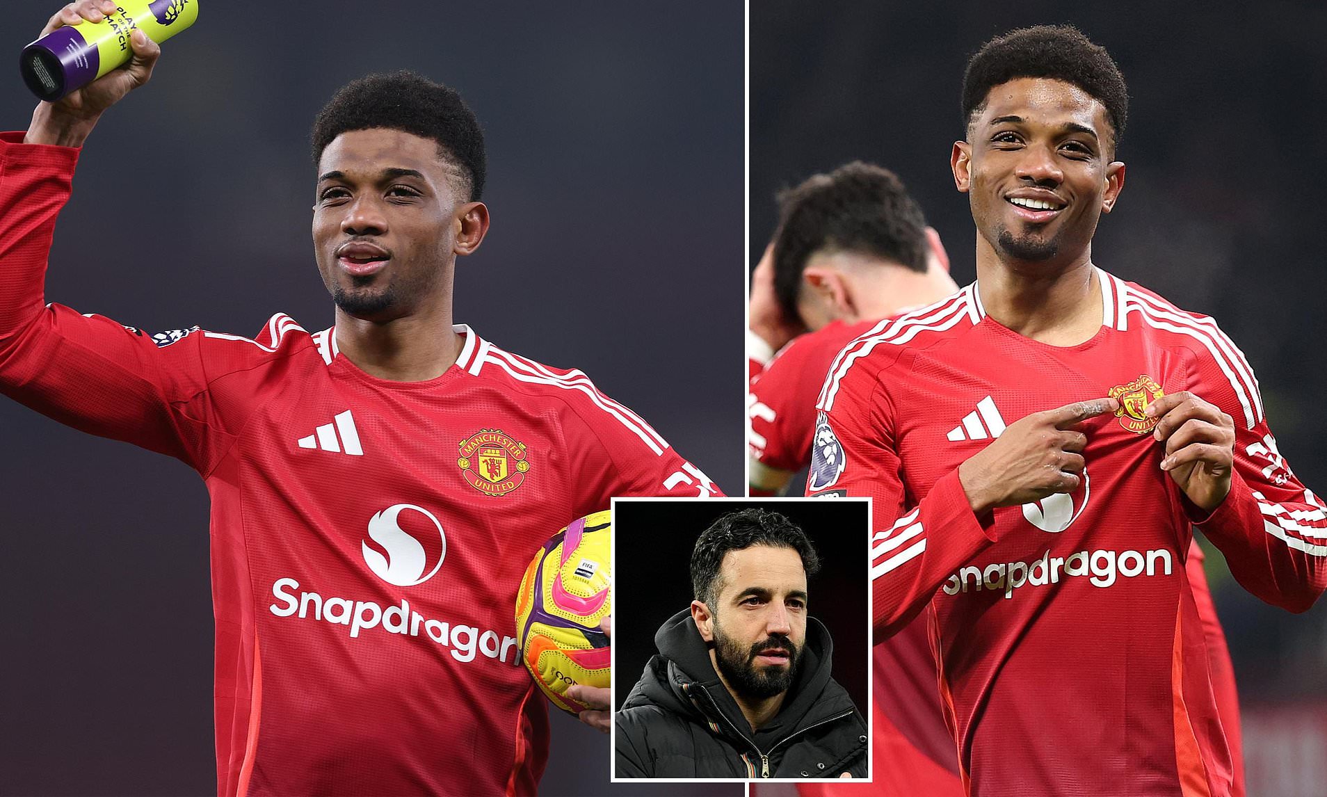 Amad Diallo could return BEFORE the end of the season, Ruben Amorim ...