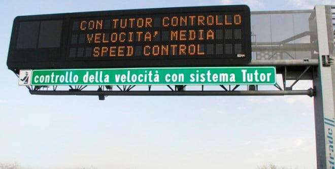 Da oggi in azione nuovi Tutor 3.0 in autostrada. Ecco dove sono attivi