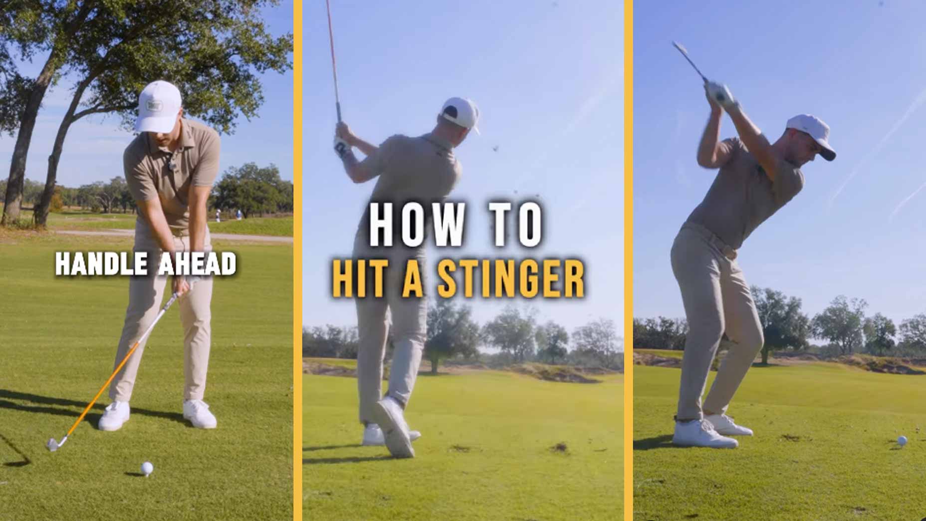 A simple 2-step guide to hit a stinger