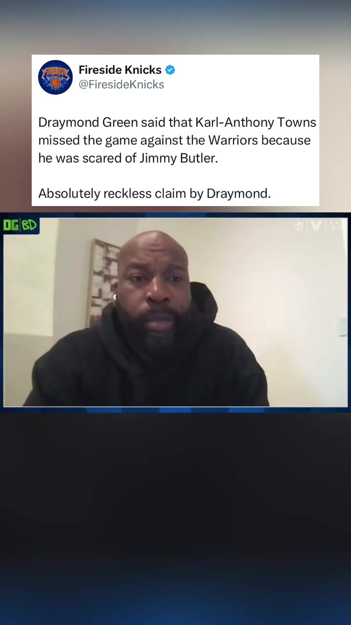 Draymond Green said KAT missed the game against the Warriors because he ...