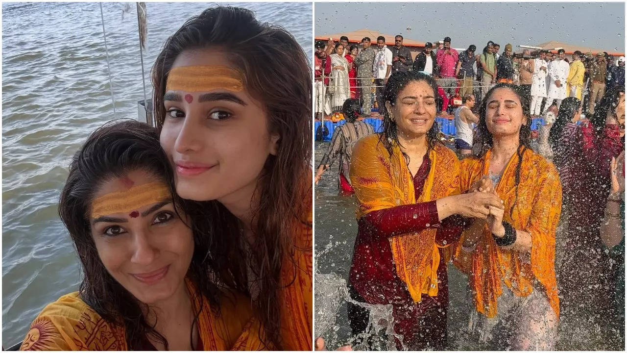 Raveena Tandon shares unseen pictures with her daughter Rasha Thadani ...