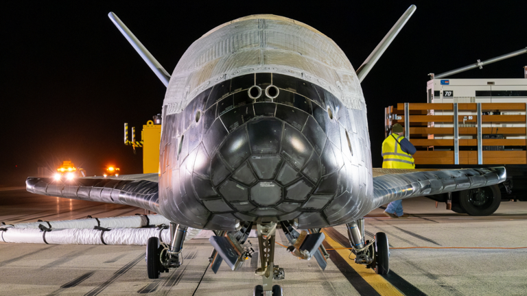 Secretive US Space Force X-37B space plane 'breaks new ground' as it ...