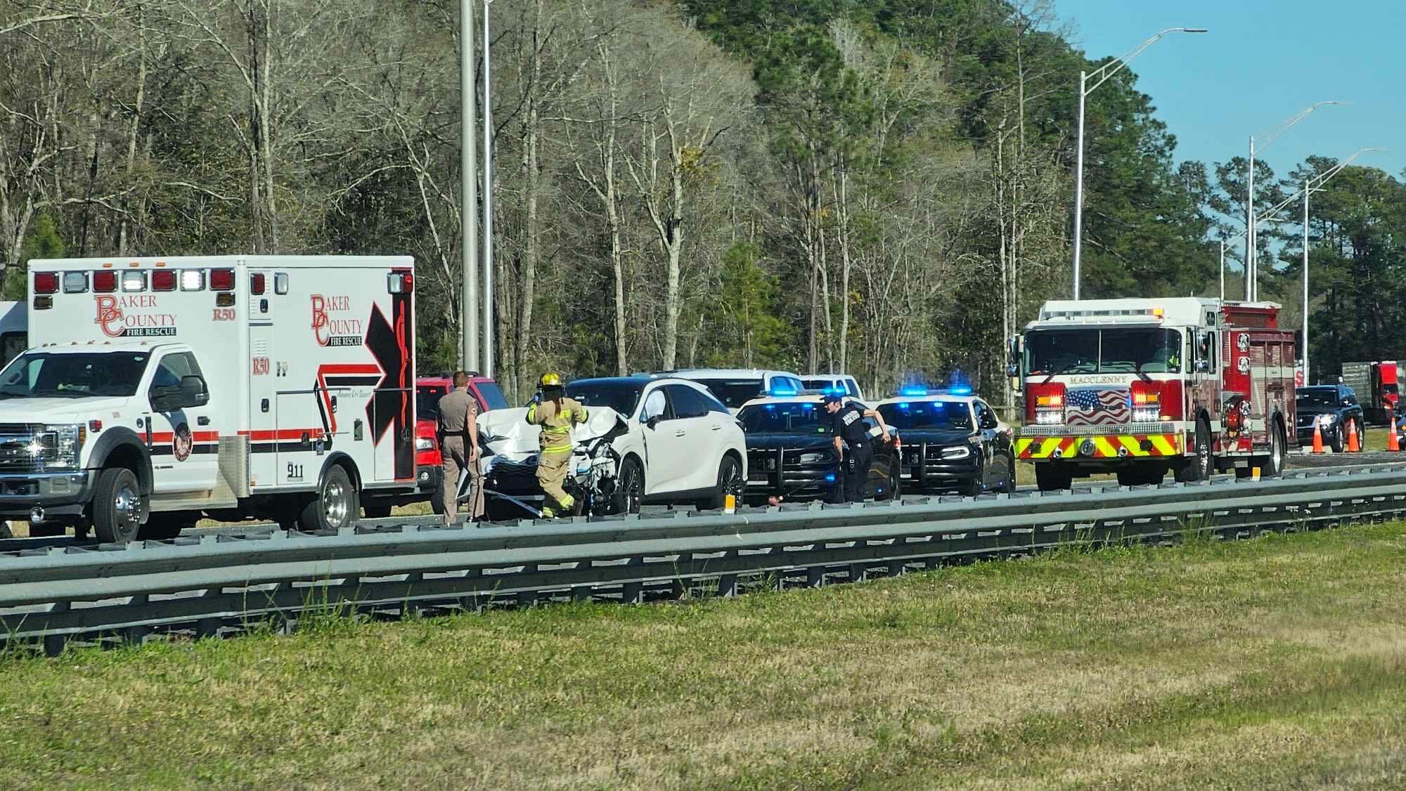 All lanes back open after crash on I-10 near SR 121 in Baker County ...