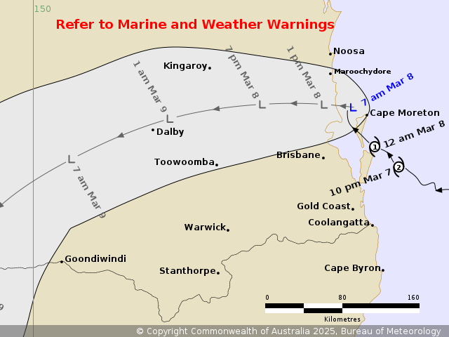 When Alfred is expected to make landfall