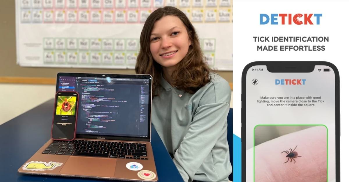 Teen with rare tick-borne illnesses invents 'tick-scanning app,' wins ...