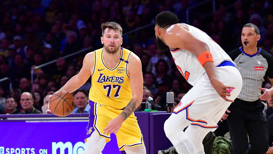 Former Mavericks stars Luka Doncic, Jalen Brunson swap jerseys after ...