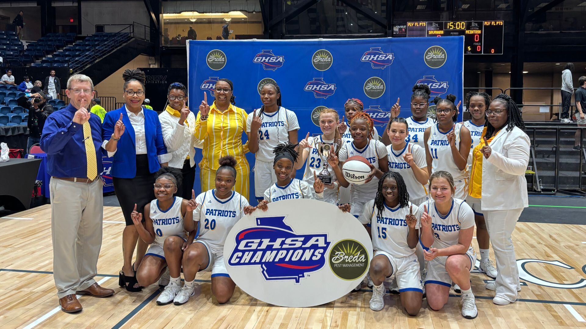 Wilcox Lady Patriots win their first state championship