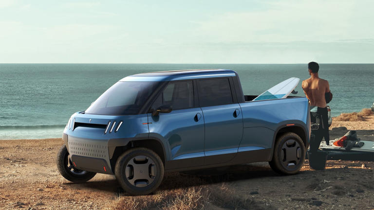 The anti-Cybertruck? This new electric pick-up is the size of a Mini ...