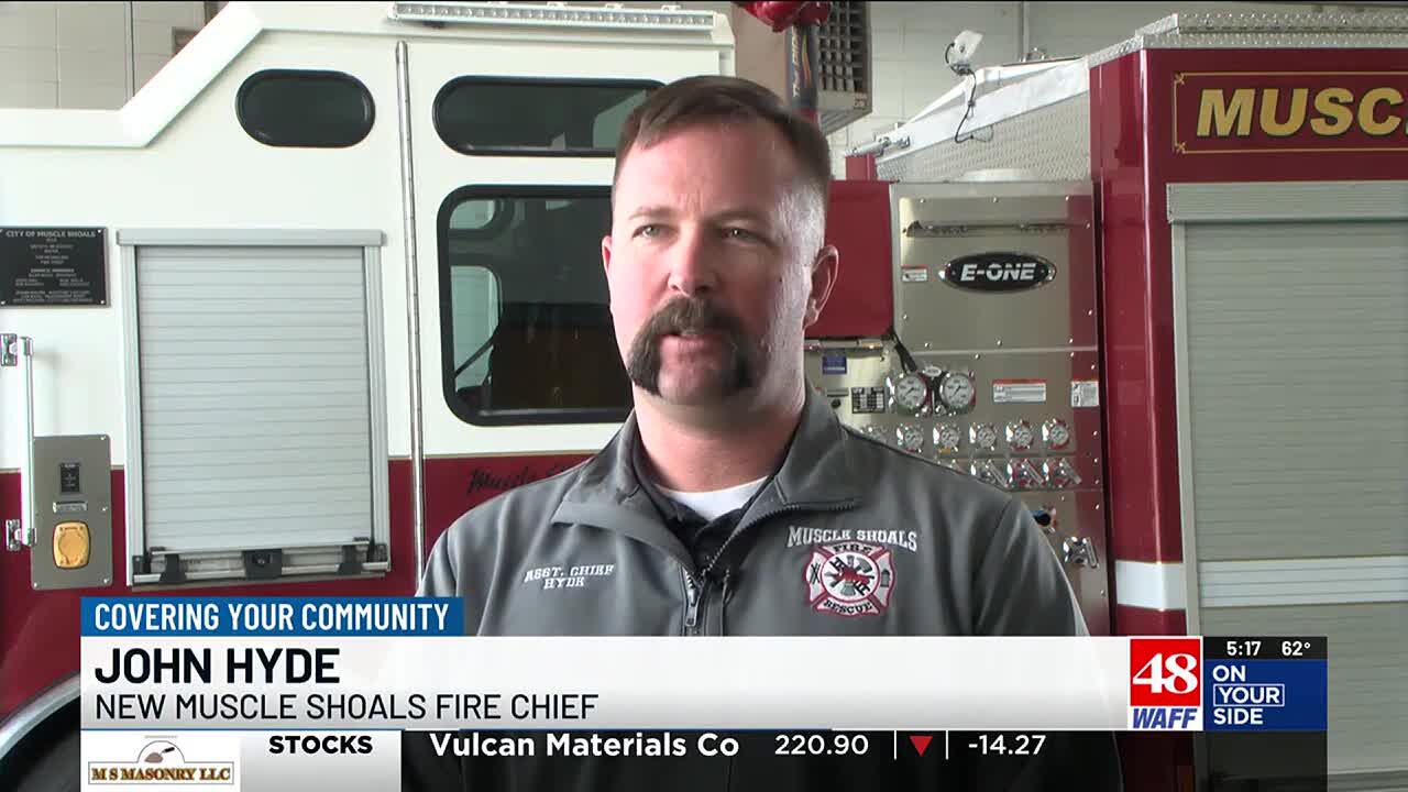 Muscle Shoals Fire Department welcomes new fire chief