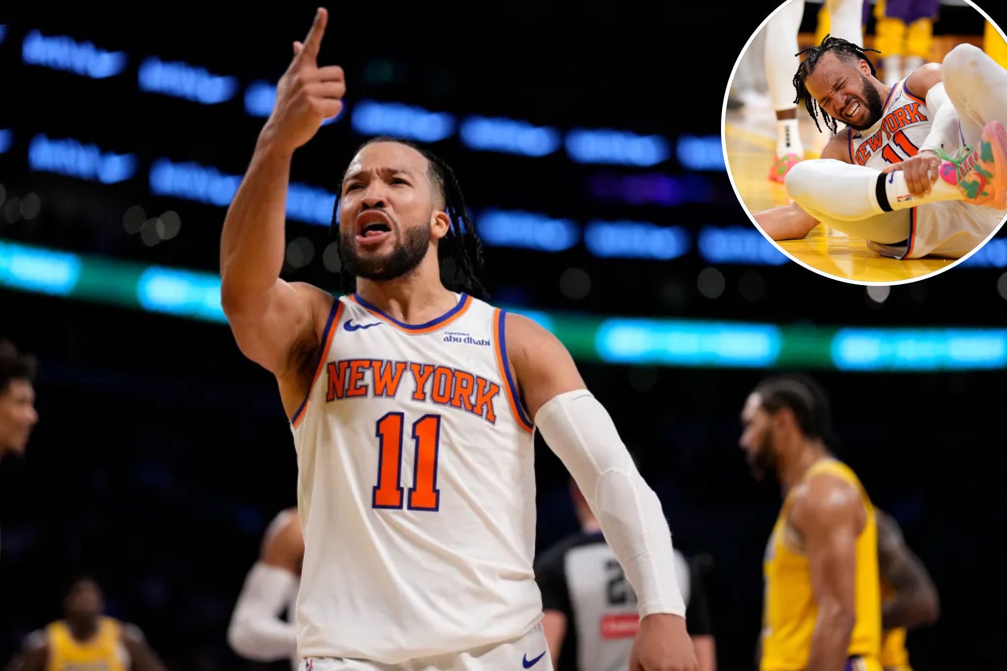 Jalen Brunson out at least two weeks with sprained ankle in Knicks ...
